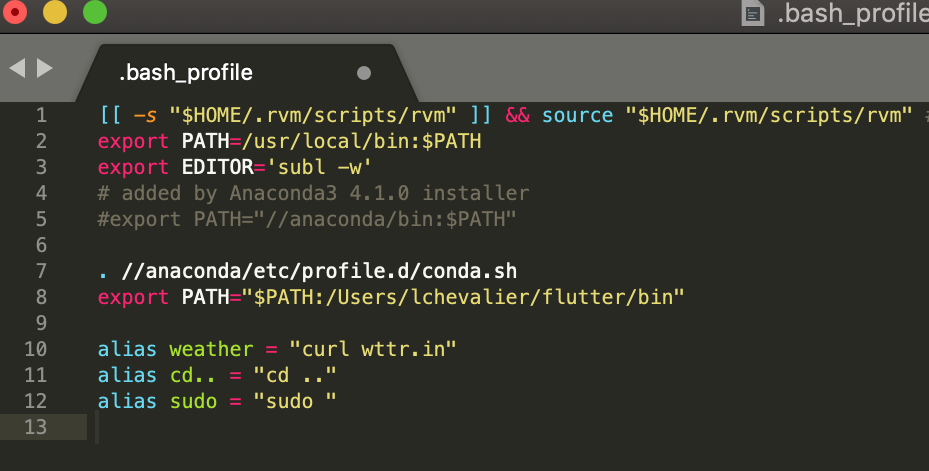 Introduction to Bash → Editing your Bash Profile - ADACS